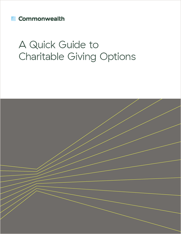 A Quick Guide to Charitable Giving Options